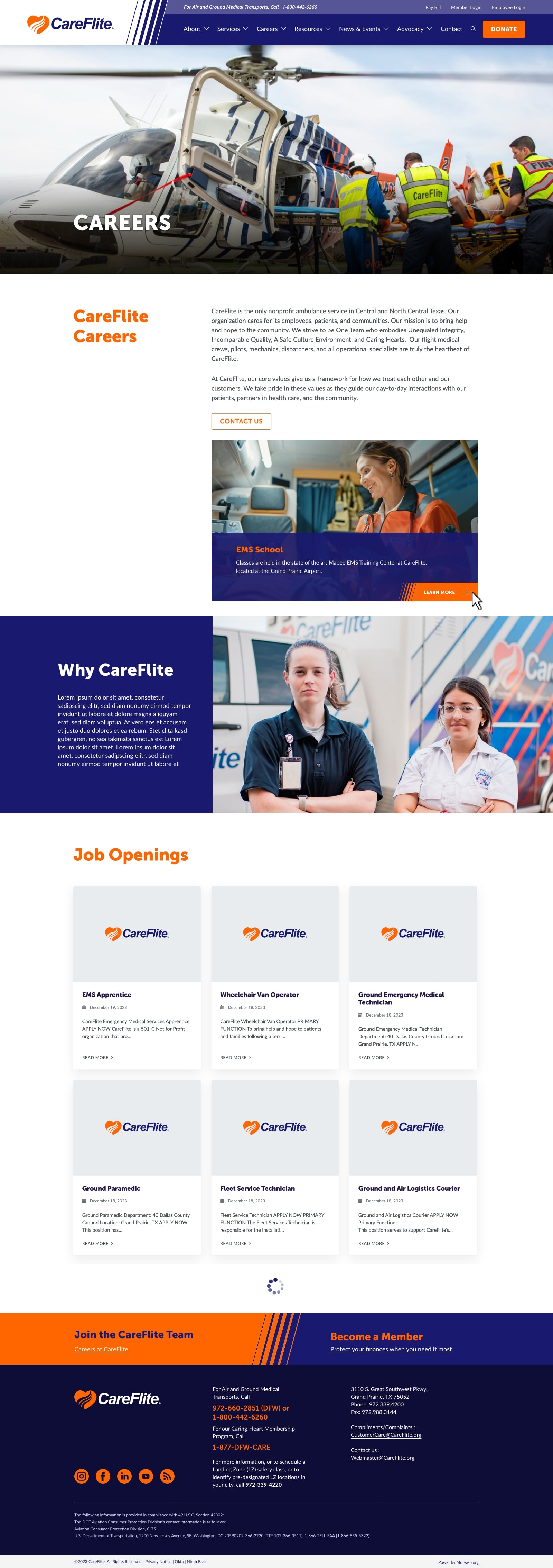 Morweb.org Case Study of The CareFlite